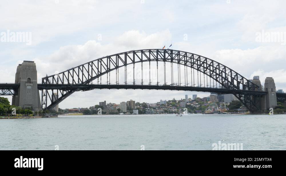 Sydney Harbour Bridge, Dawes Point, Milsons Point,one of the landmarks ...