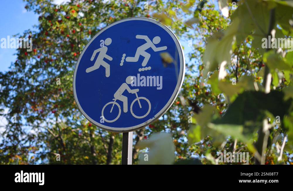 Do not overtake cyclists sign Stock Videos & Footage - HD and 4K Video ...