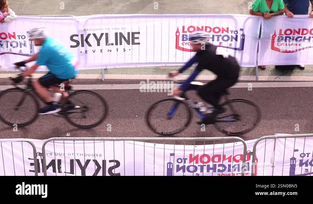 Bike Ride Cycle Event Cyclists Sports Competitive Race London Brighton ...