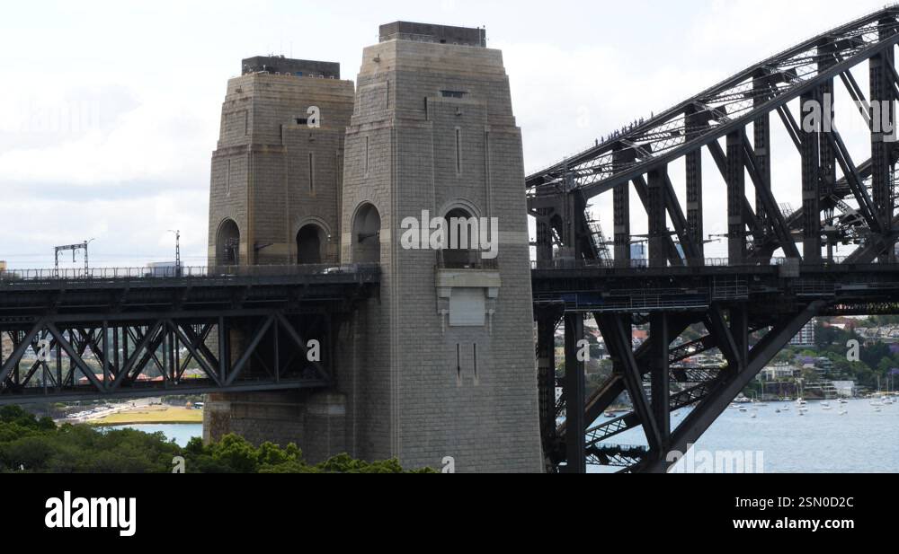 Sydney Harbour Bridge, Dawes Point Pylons containing the tourist ...