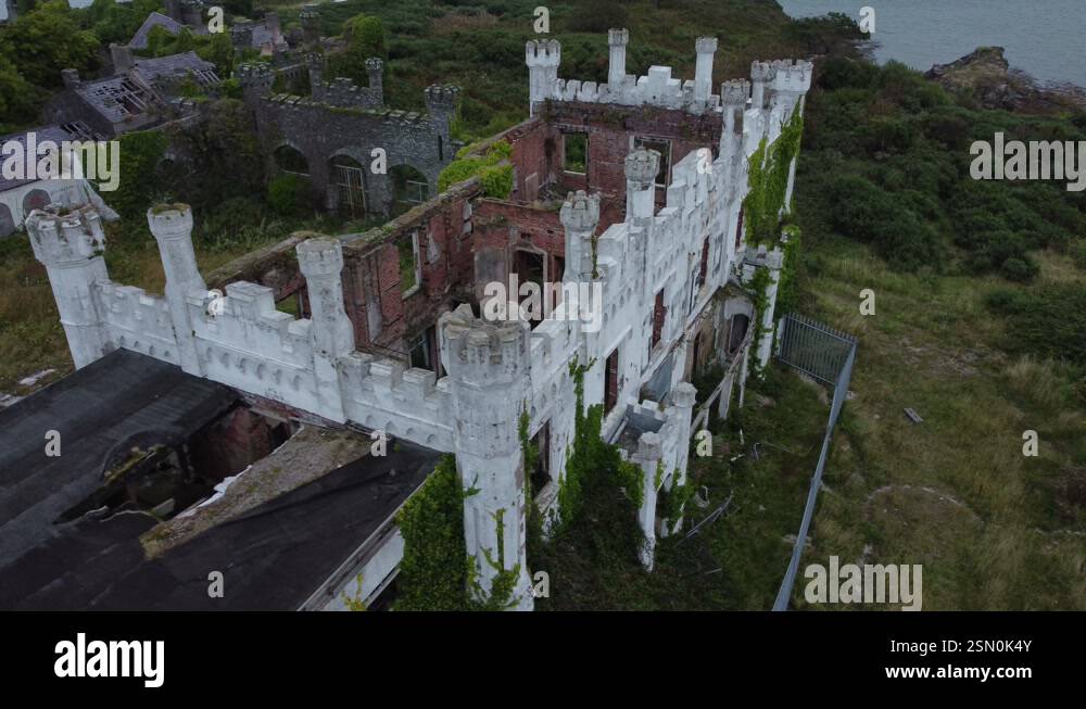 Holyhead, United Kingdom (UK) - 09/11/2024: Soldiers point house aerial ...