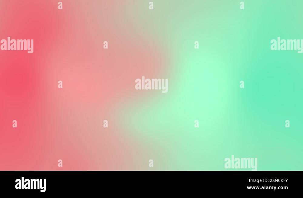 Red melon and mint green pastel color gradient seamless motion ...