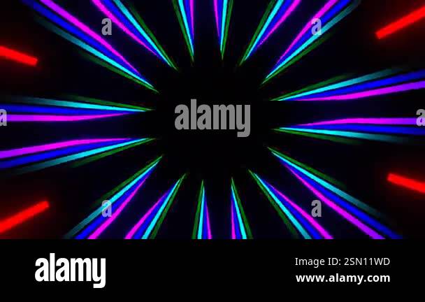 Exciting VJ loop on an abstract background with smooth flowing images ...