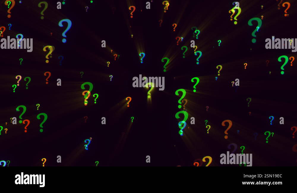 Abstract background question marks Stock Videos & Footage - HD and 4K ...