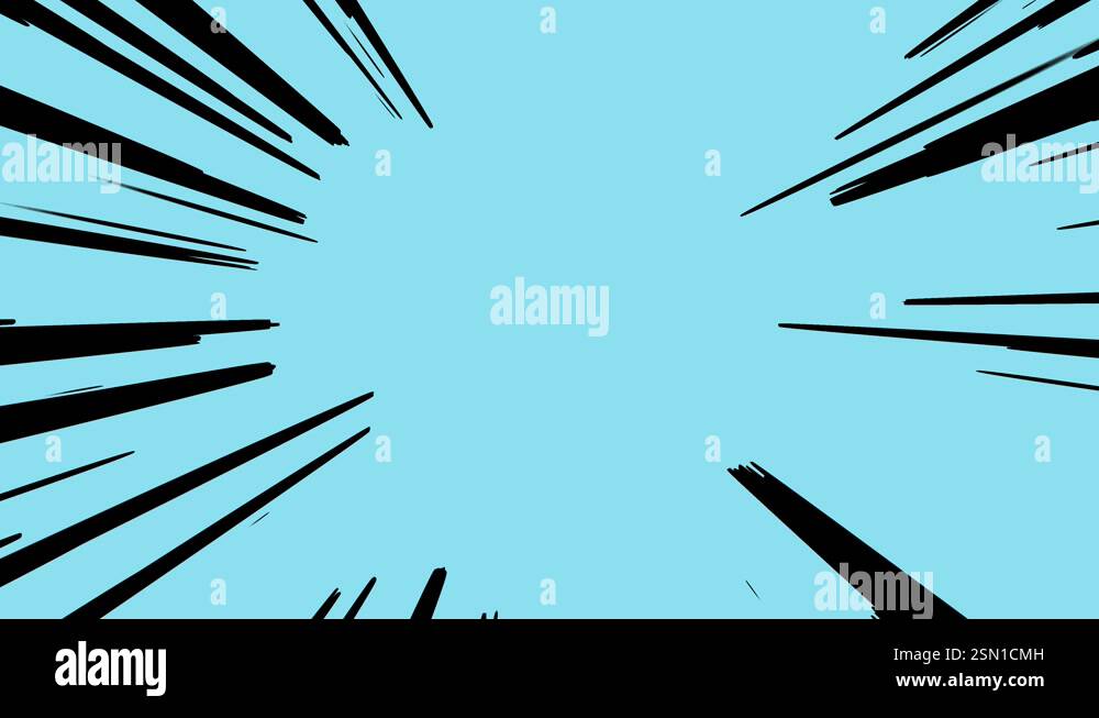 animated anime radial background, manga lines background Stock Video ...