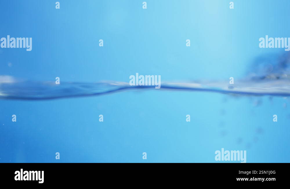 Macro View of Water Droplets. Transparent Fluid in a Clean and Pure ...