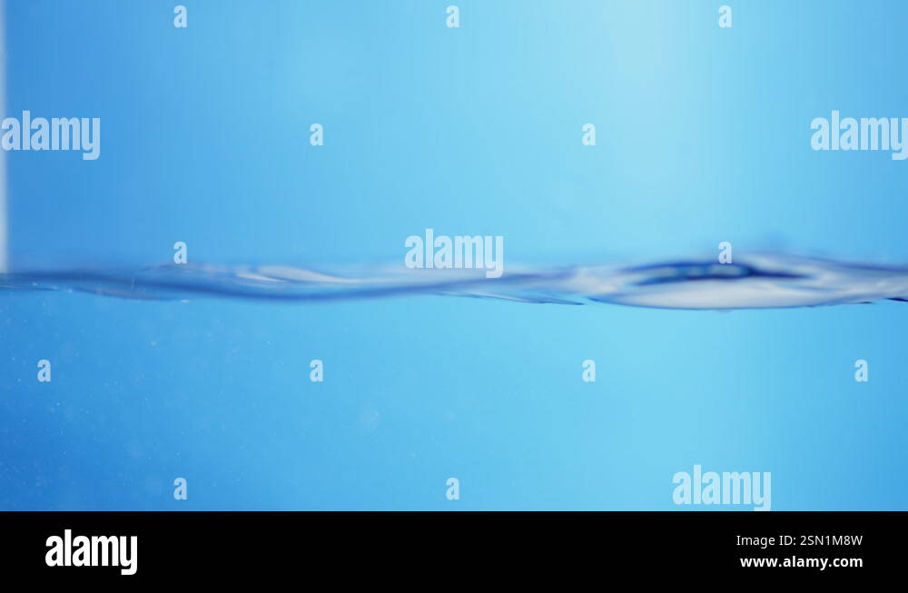 Crystal Clear Ripple Effect. Water Droplets Creating Smooth Waves in a ...