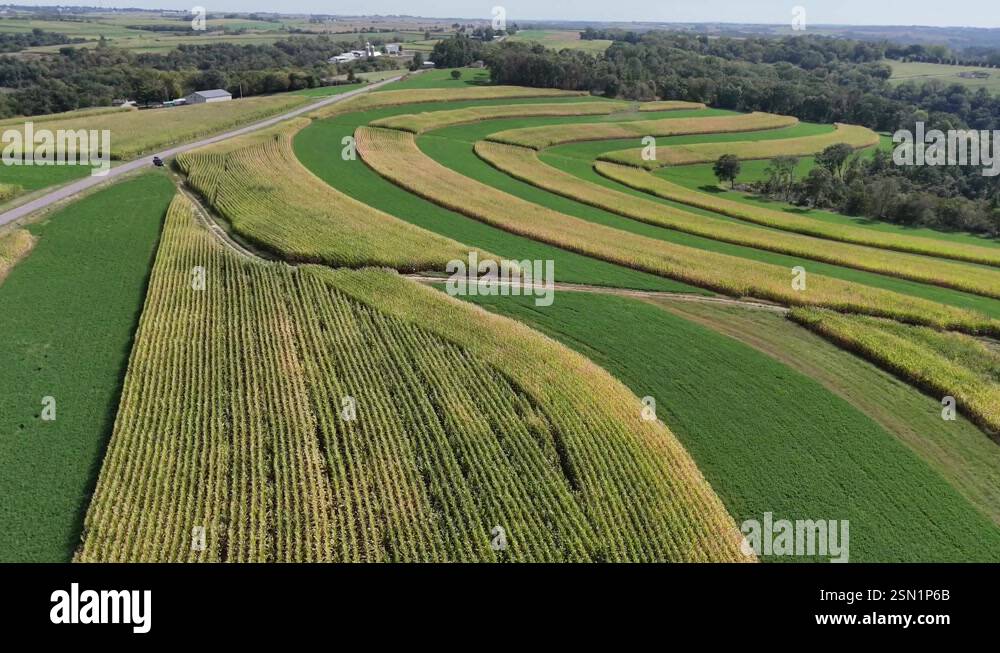 Contour Farming is a practice that involves performing farming across a ...