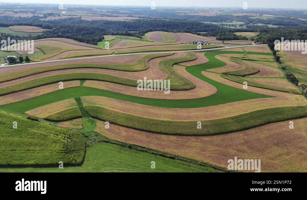 Contour Farming is a practice that involves performing farming across a ...