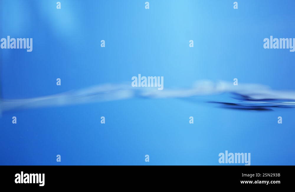 Abstract Water Surface Ripple. Natural Fluid Patterns in a Clear Blue ...