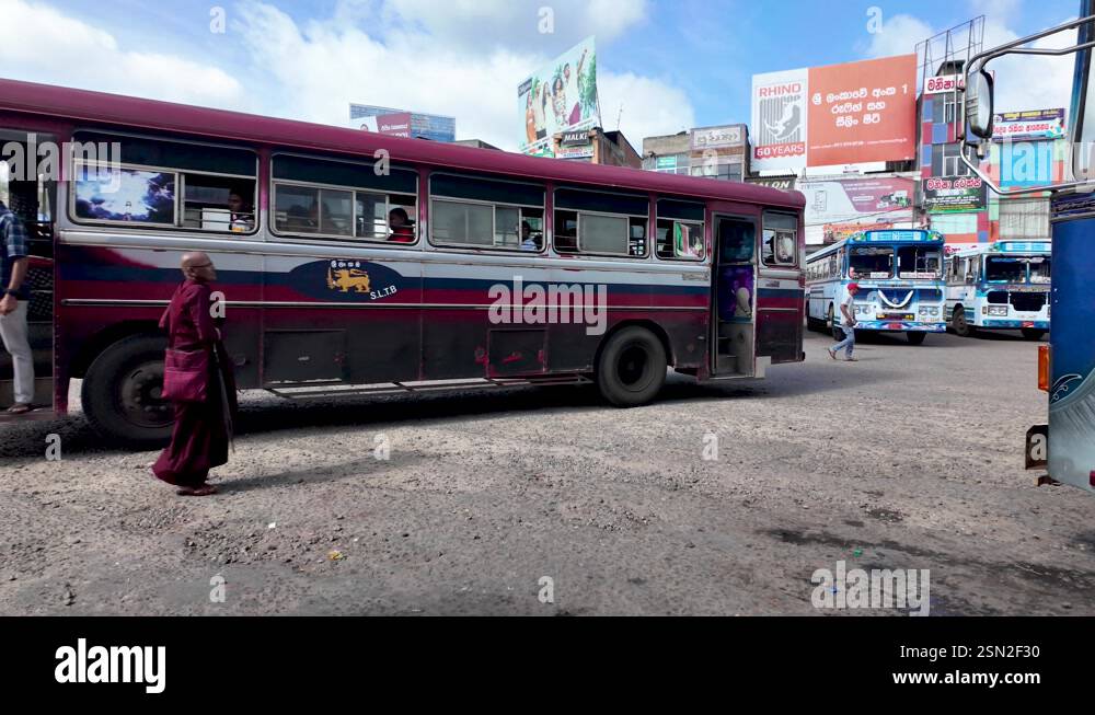 Anuradhapura, Sri Lanka - 08/26/2024: Anuradhapura bus stop in Sri ...