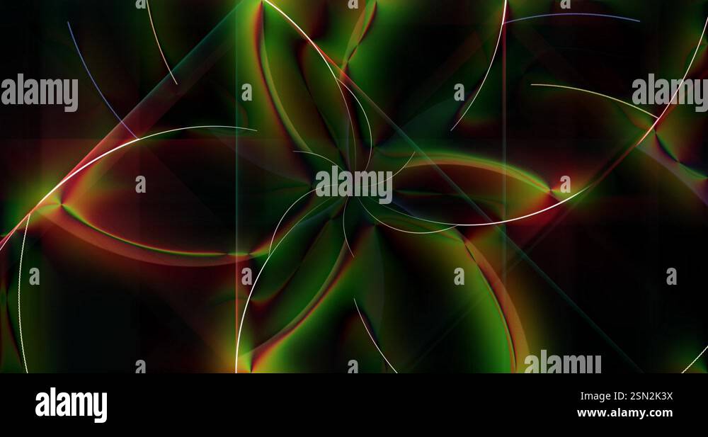 Multicolored light beams form patterns Stock Video Footage - Alamy