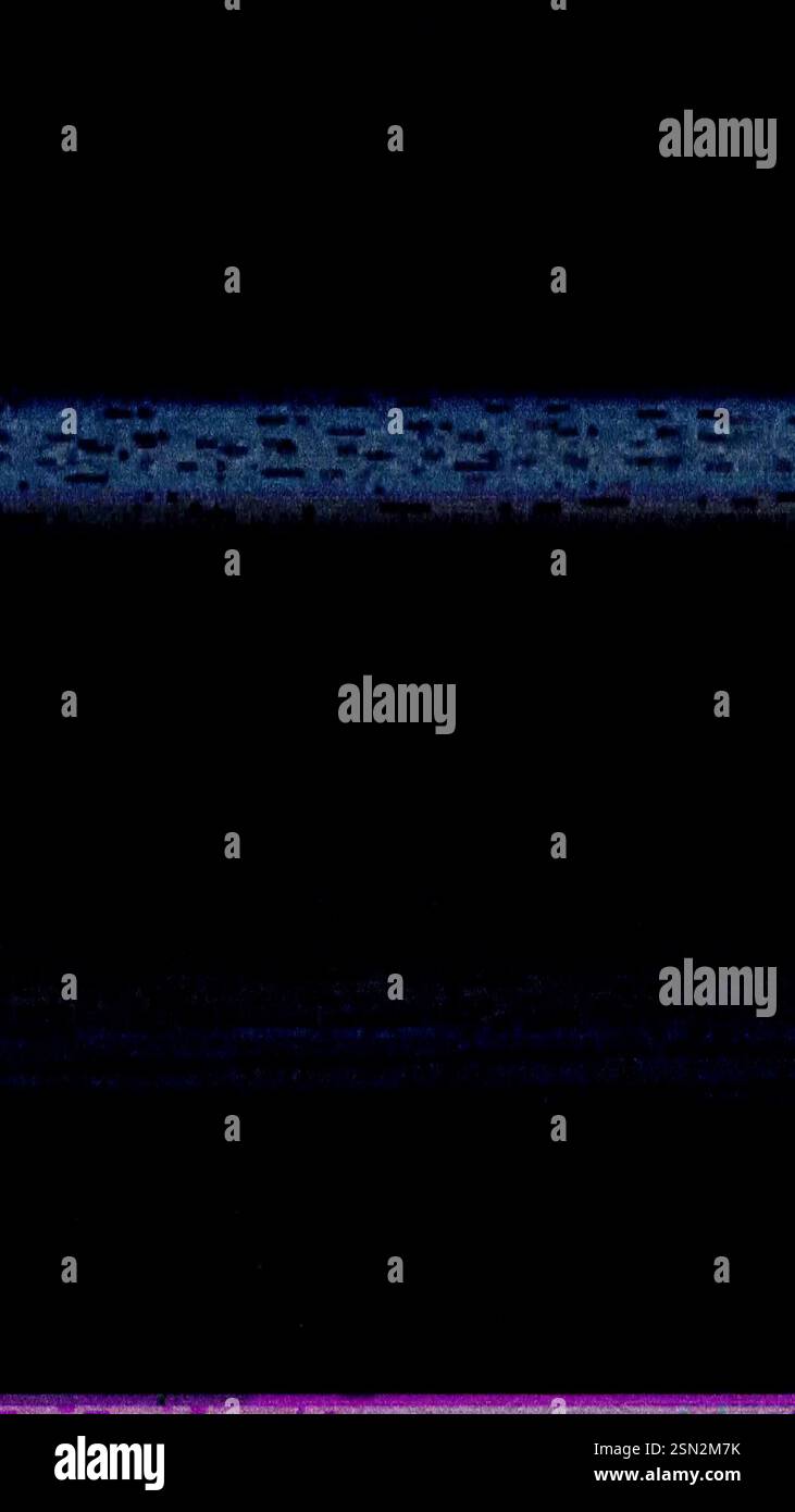 VHS real defects noise and artifacts, Vertical Video Stock Video ...