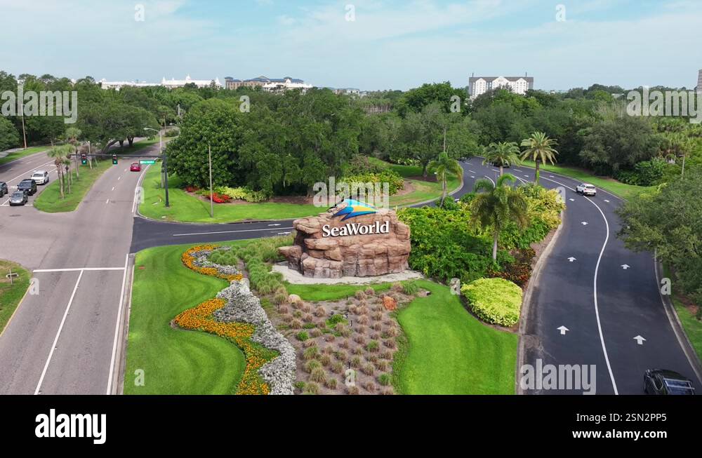 Seaworld sign entrance seaworld orlando Stock Videos & Footage - HD and ...