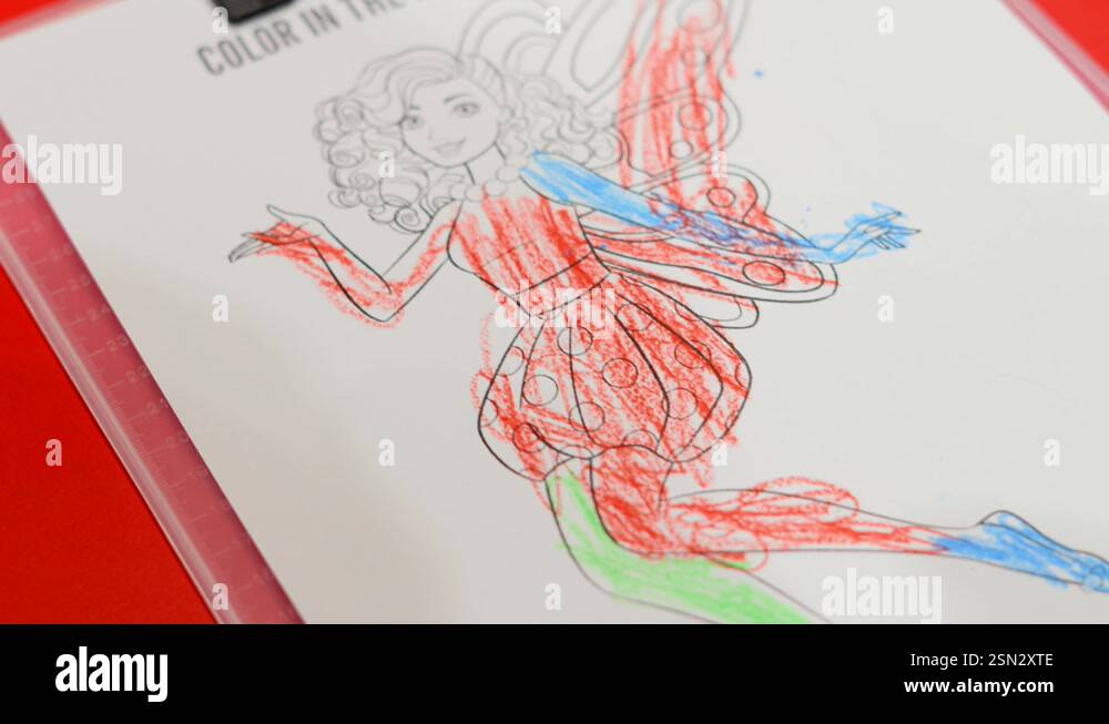 Colouring page Stock Videos & Footage - HD and 4K Video Clips - Alamy
