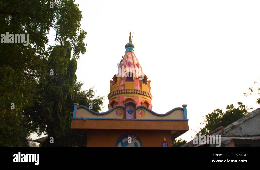 India Madhya Pradesh Narmada Anjad Changbaba Aashram Stock Video ...