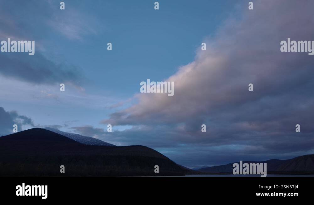 Witness the mesmerizing transformation of clouds as they glide overhead ...