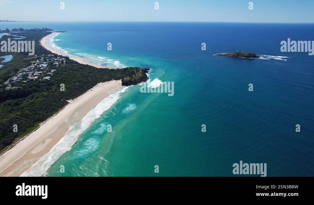 Cook Island, Fingal Headland And Surrounding Seascape In New South ...