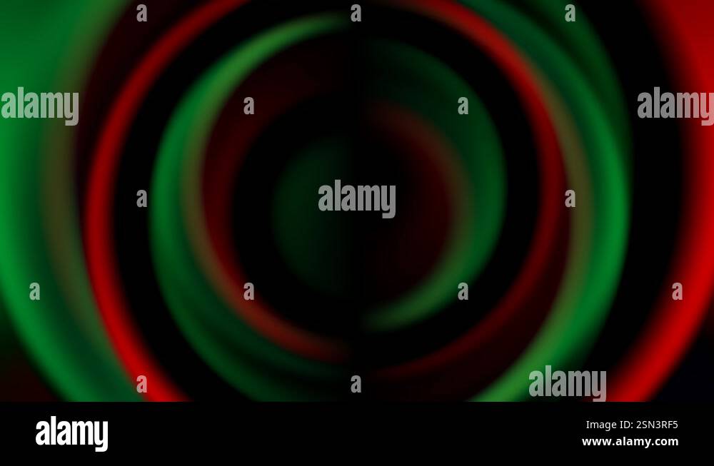 Abstract colors mixing animate on black background. video footage. 4k ...