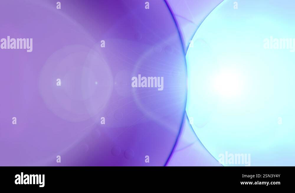 Abstraction of intersecting spherical glass shapes. 3d rendering ...