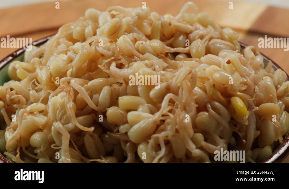 Salted soybean fermented in jar, chinese soy production, marinated food ...