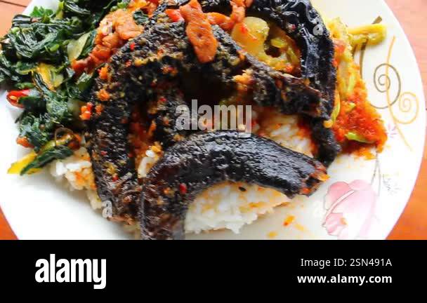 Traditional Eel Dish Authentic Culinary Delight Stock Video Footage - Alamy