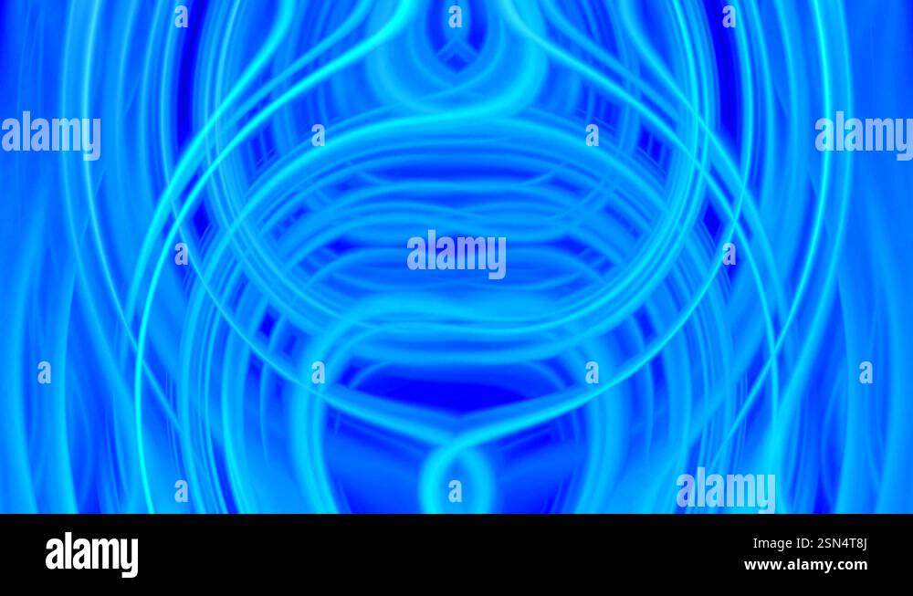 Blue color curve lines animate video footage background. 4k Stock Video ...