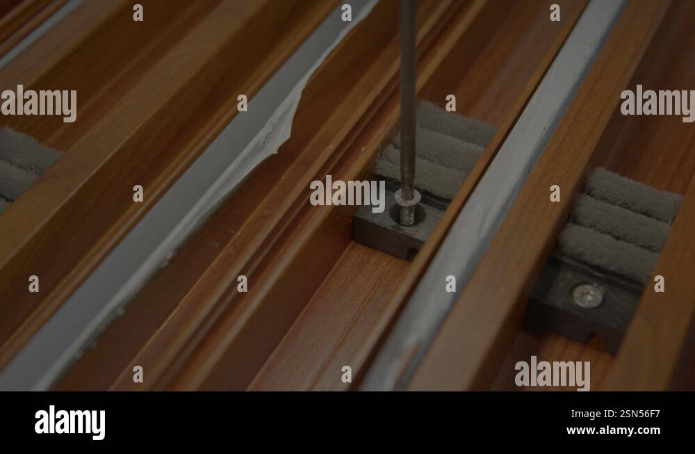 Drilling Brown Mild Steel Door chaukhat Frame In factory Stock Video ...