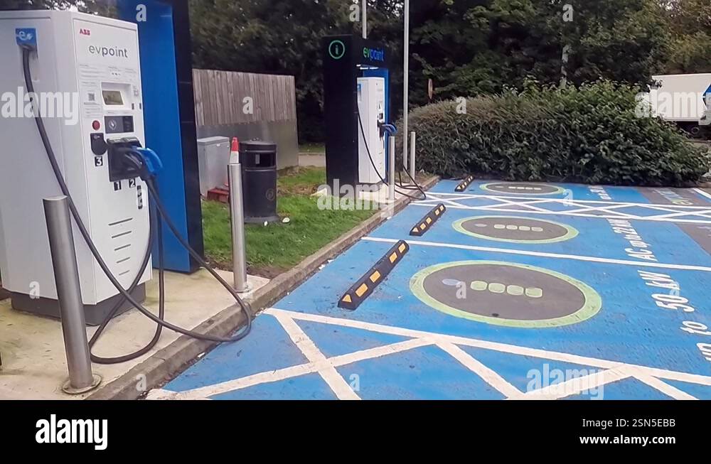 Electric vehicle charging uk Stock Videos & Footage - HD and 4K Video ...