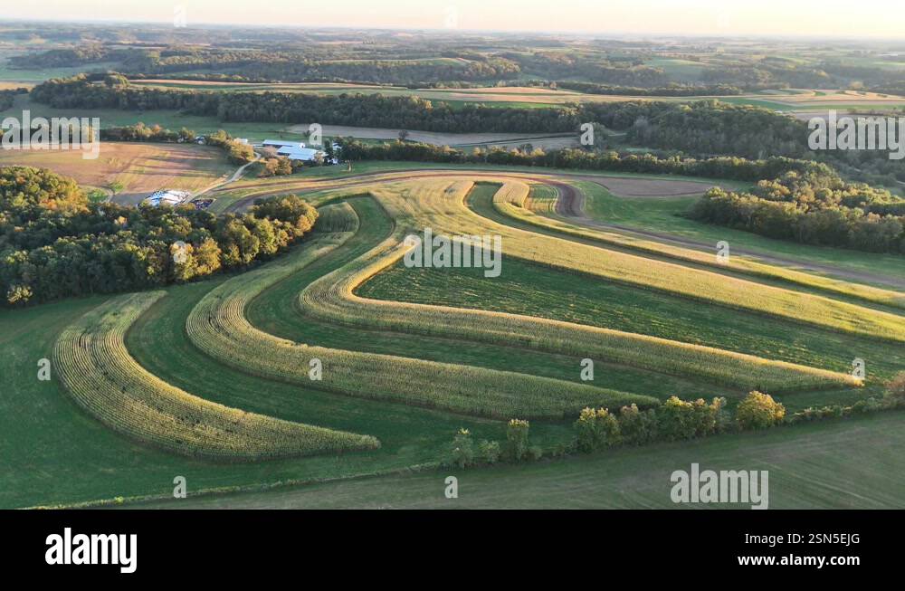 Contour Farming is a practice that involves performing farming across a ...