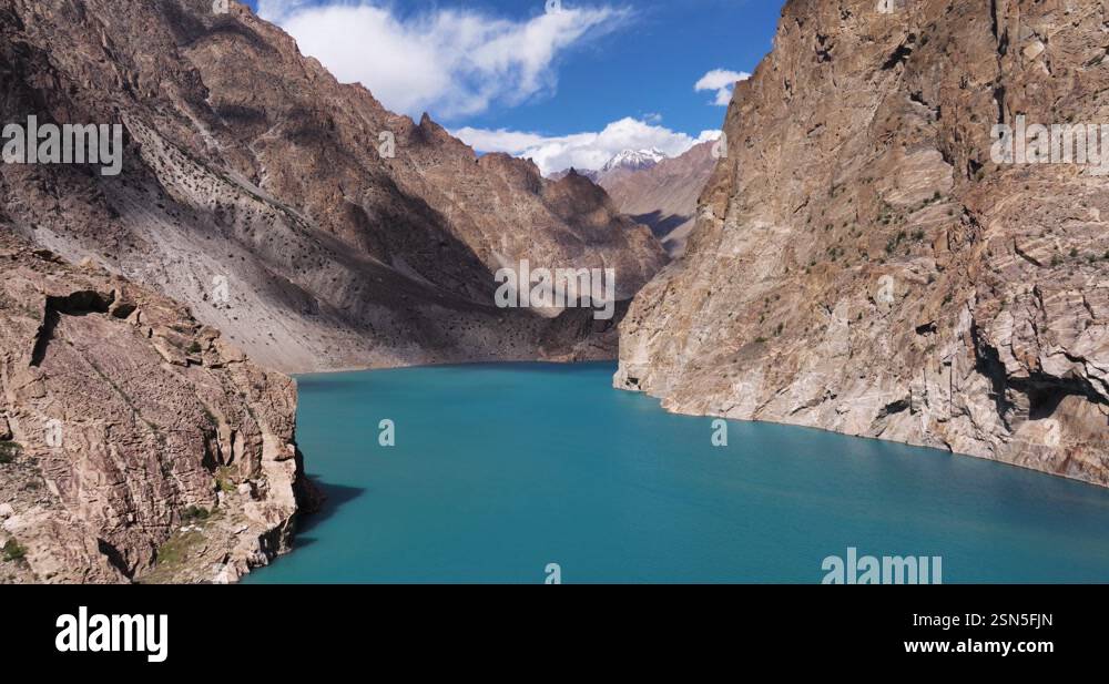 Amazing Hyperlapse Above Attabad Lake, Hunza Valley Pakistan. Summer ...