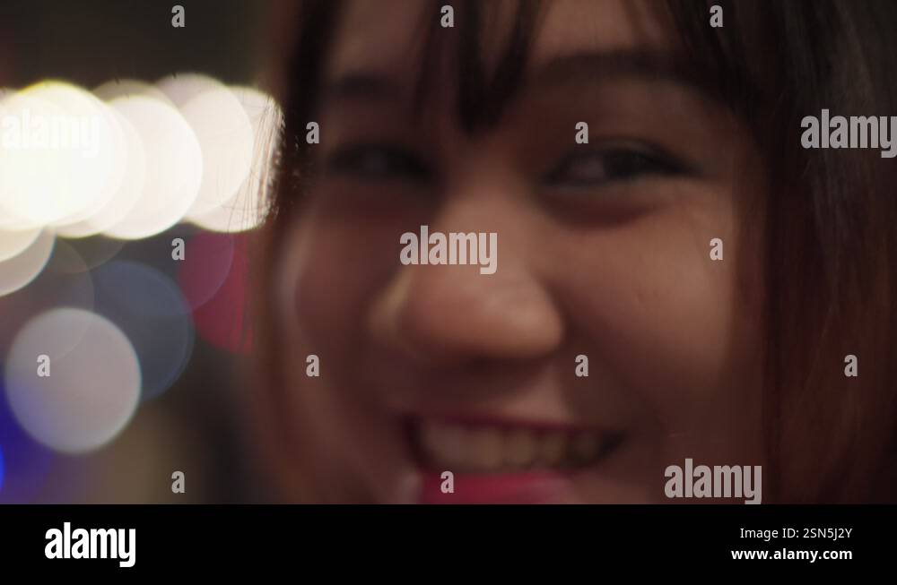 A happy girl with a smile so wide, joy in her heart, she can’t hide ...