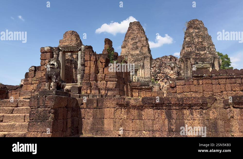 Multiple views of the Hindu temple Pre Rup, built in the 10th century ...