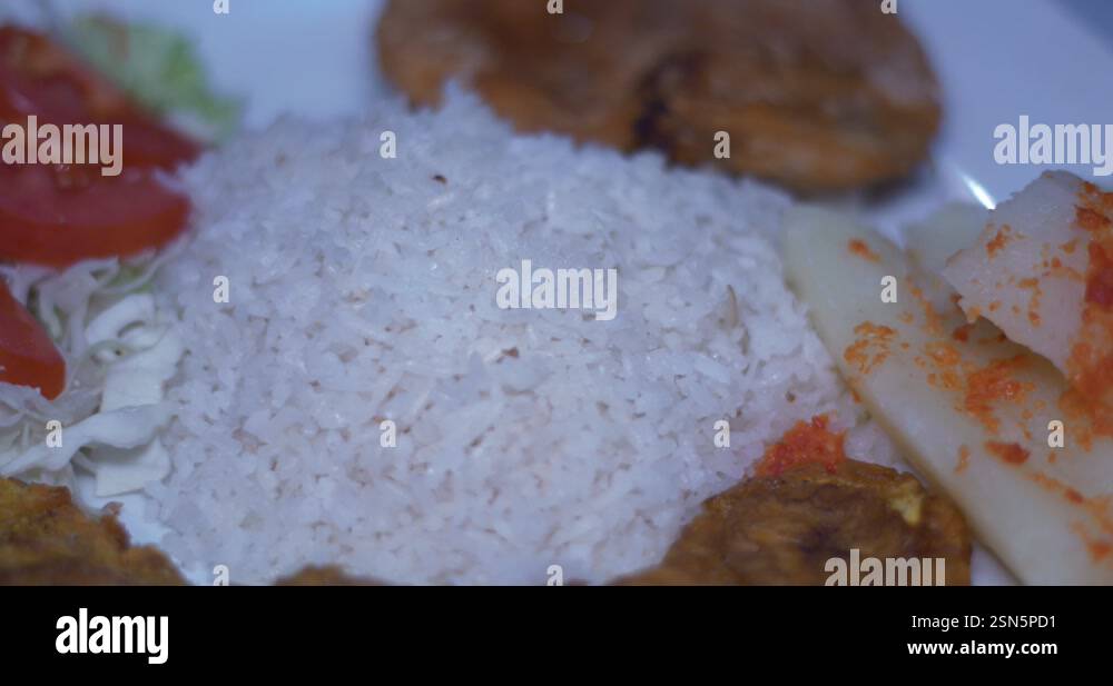 White rice plate Stock Videos & Footage - HD and 4K Video Clips - Alamy