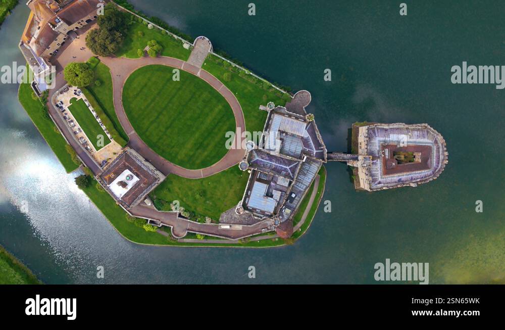 Stronghold water moat, historic structure, building exterior, birdseye ...