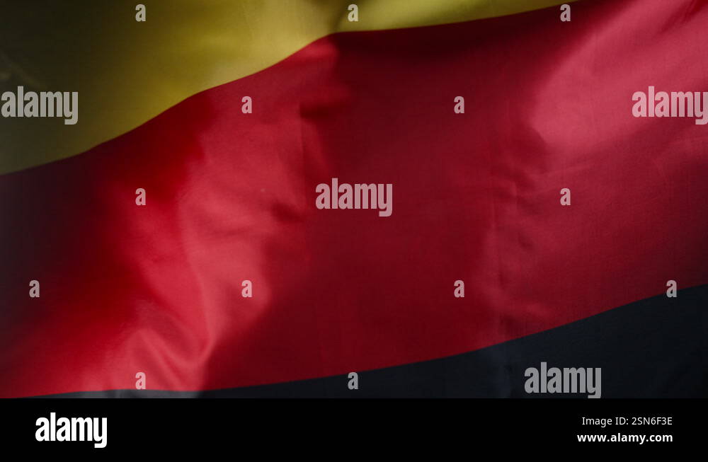 Waving German tricolor flag background. Celebration, Deutschland banner ...