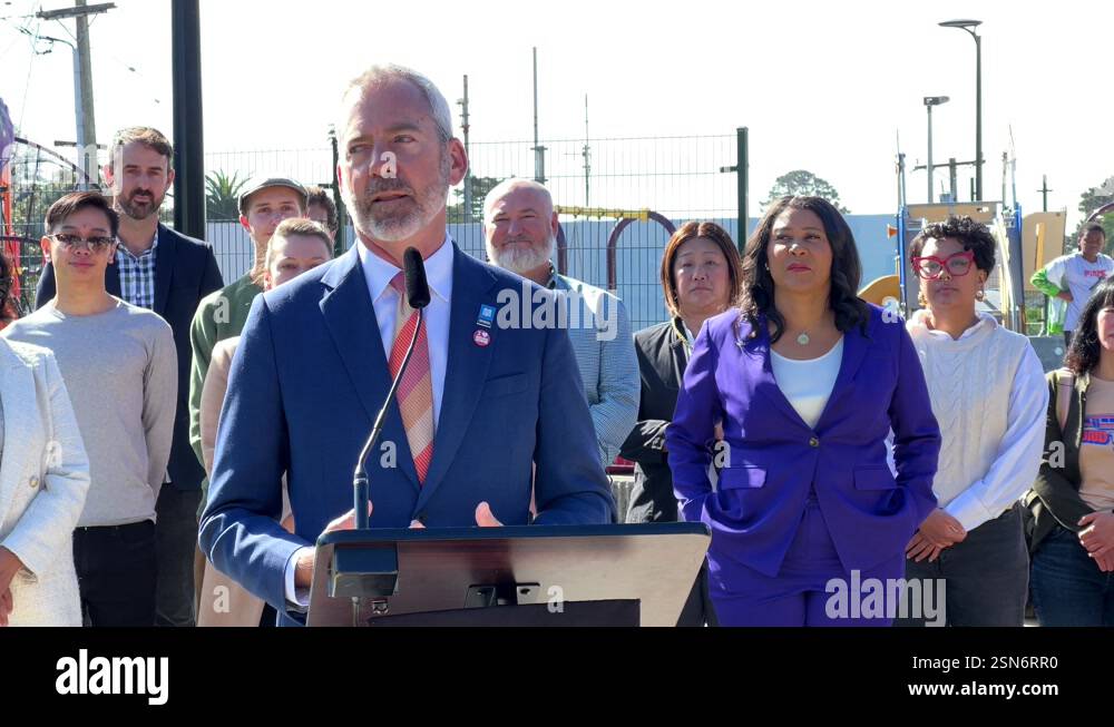 4K HD video of Jeff Tumlin speaking at a Press Conf in San Francisco ...