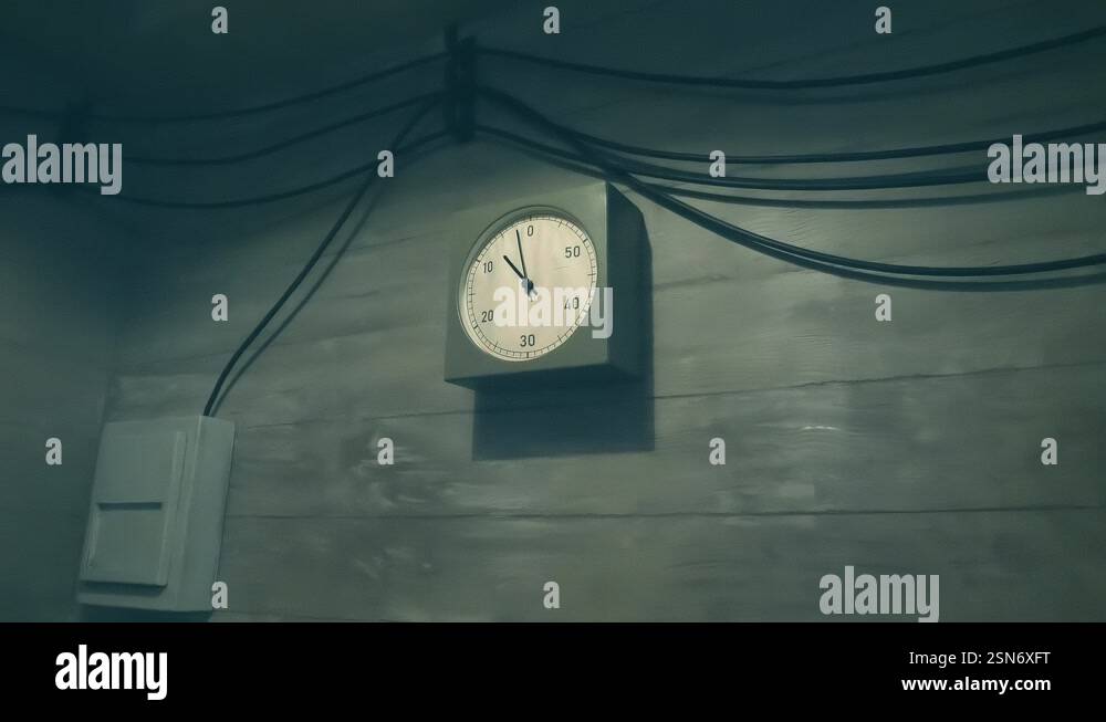 1 hour countdown clock for detonation of atomic bomb in underground ...