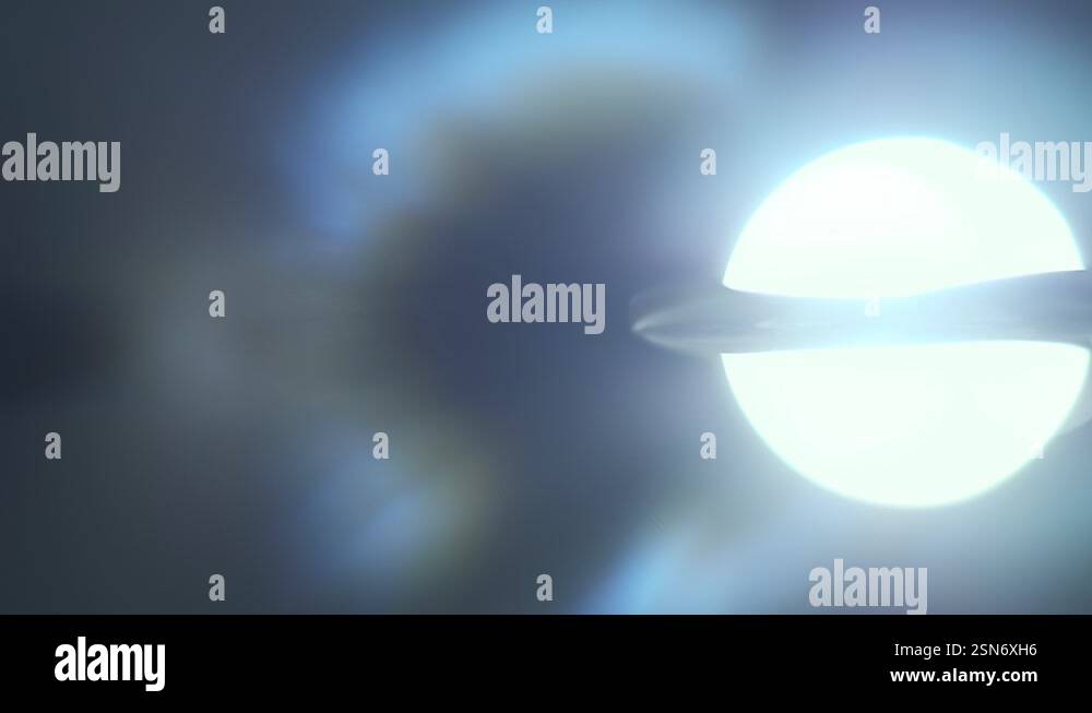 A quarter coin spinning in the dark where light creates beautiful lens ...