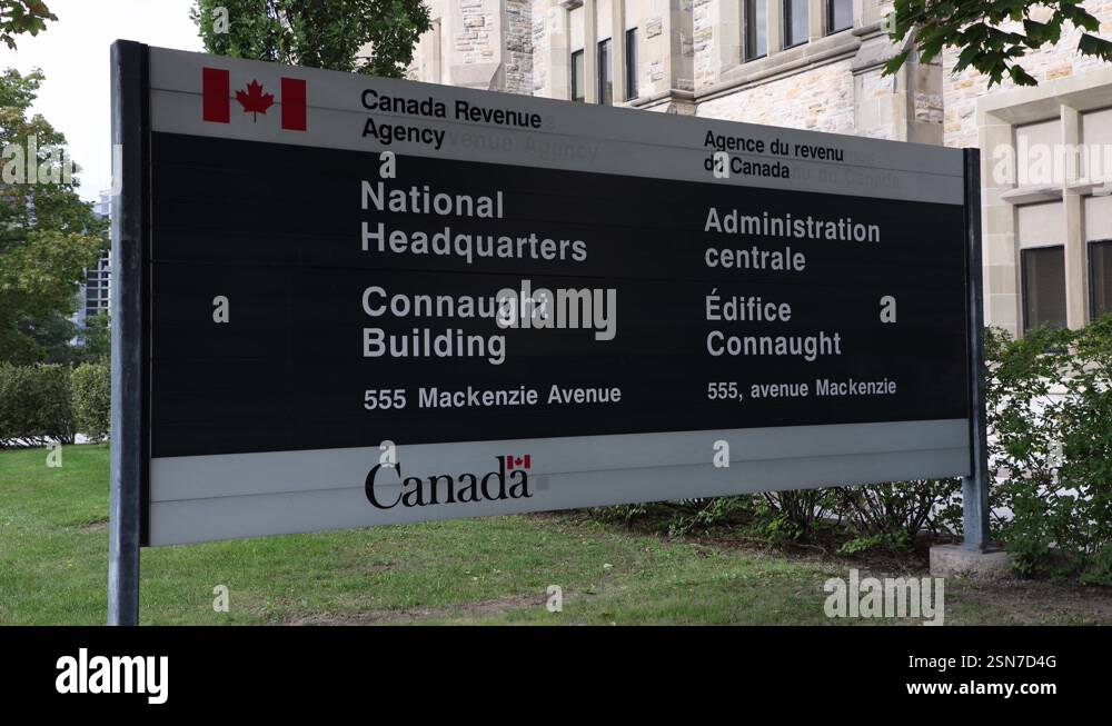 The Headquarters of the Canada Revenue Agency Ottawa, CRA Stock Video ...