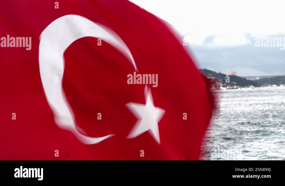 Turkish flag waving in bosphorus Stock Videos & Footage - HD and 4K ...