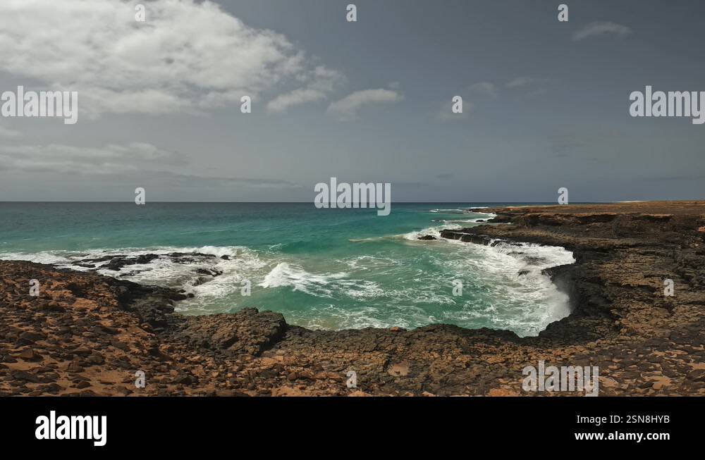 Dramatic coastal scene crashing waves Stock Videos & Footage - HD and 4K Video Clips - Alamy