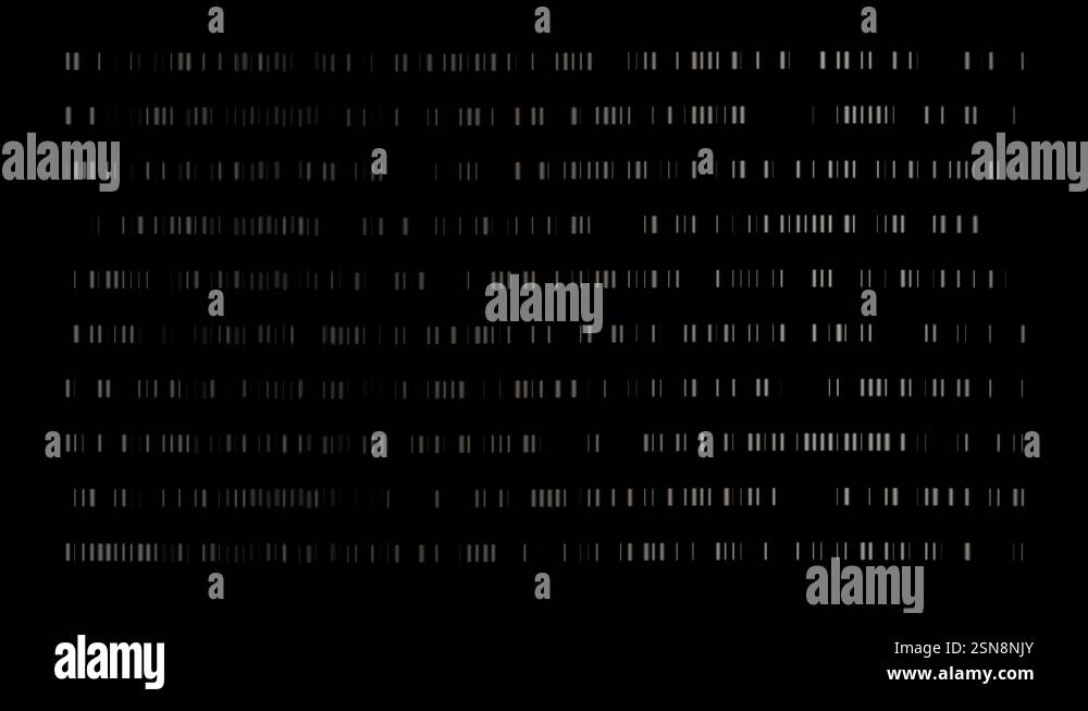 Visual effects, VFX, motion graphics, small gray lines in rows waving ...