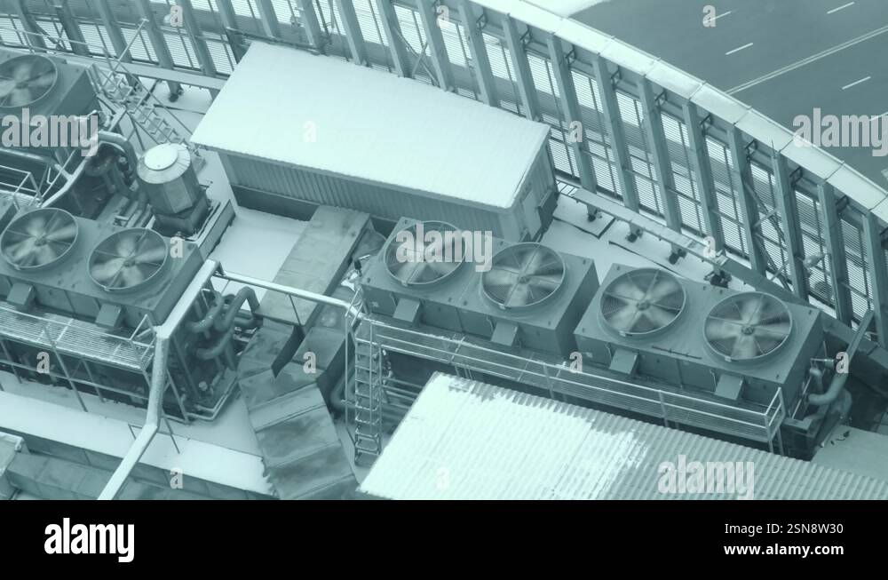 Exhaust vents of industrial air conditioning and ventilation Stock ...