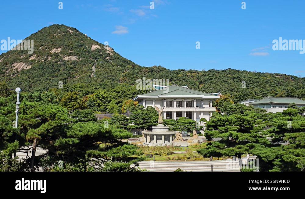 Yeongbingwan Korea State Reception Hall at Cheong Wa Dae - Former Stock ...