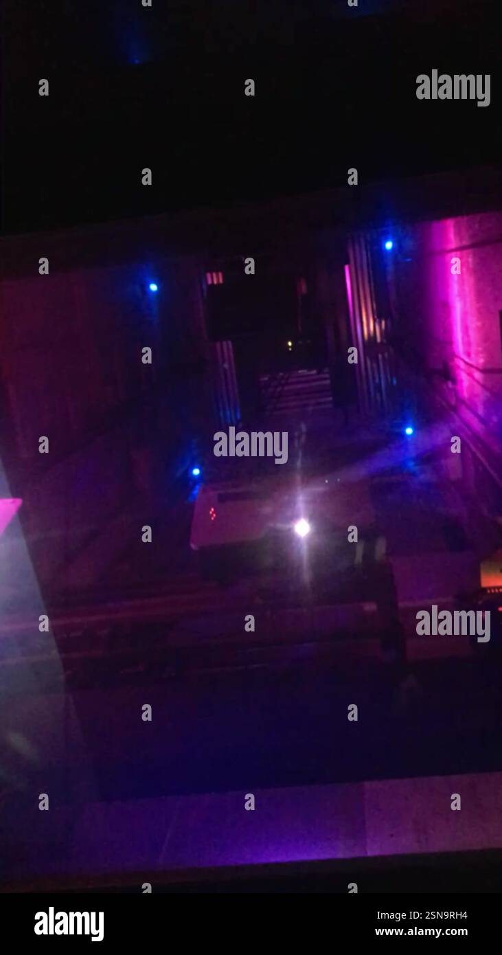 An elevator ascending to the summit of Rockefeller Center Stock Video ...