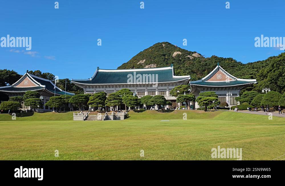Seoul, South Korea - 10/20/2024: Cheong Wa Dae Blue House - Former ...