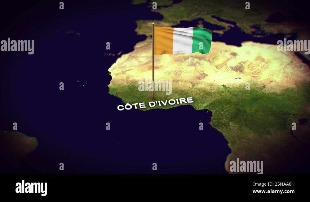 Map flag ivory coast Stock Videos & Footage - HD and 4K Video Clips - Alamy