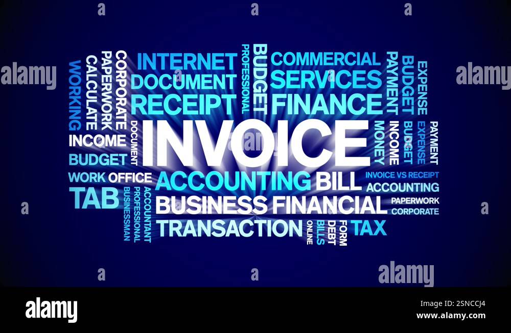 invoice animated word cloud,animation tag text kinetic typography ...