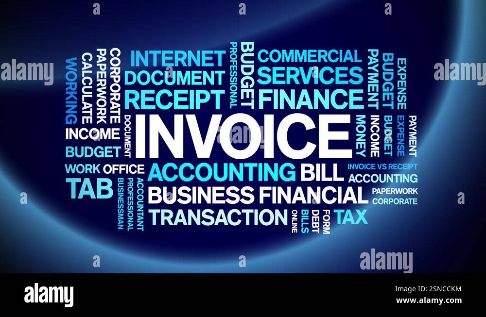 invoice animated word cloud,animation tag text kinetic typography ...